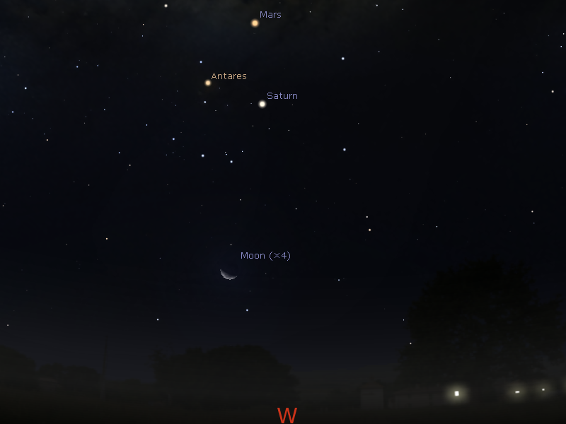 Astroblog: Mars close to globular cluster M19 (7 September 2016)