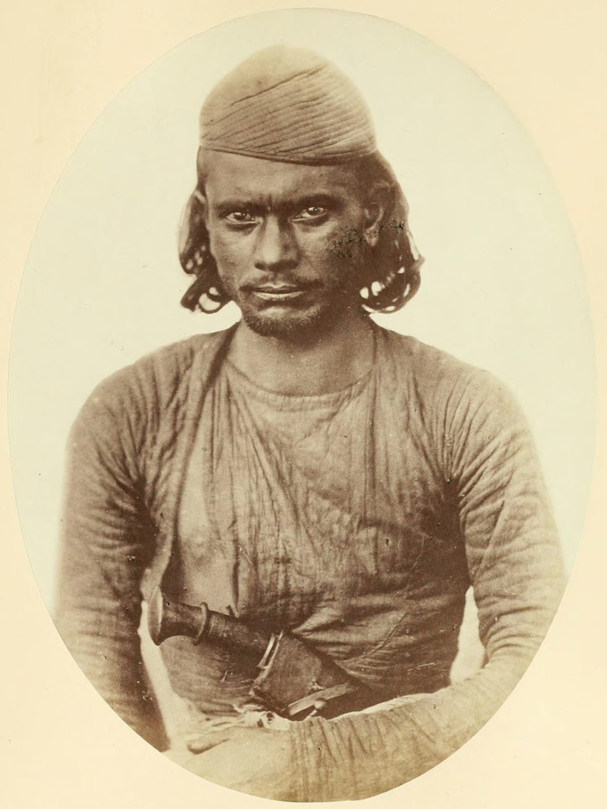 Kus or Khas, Goorkha-Dominant Tribe - Nepal, c1860's - Old Indian Photos