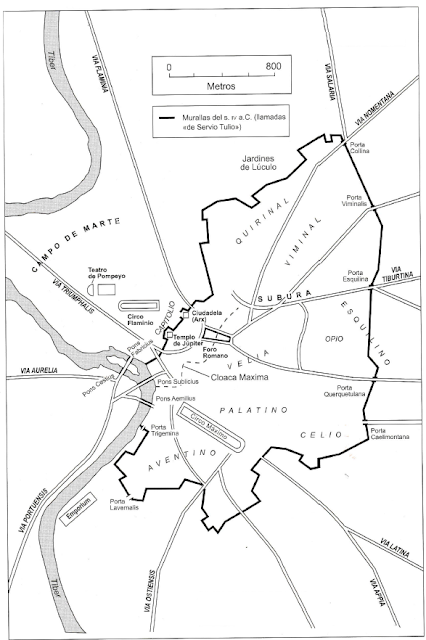 APASIONADOS DEL IMPERIO ROMANO: PLANO DE ROMA EN LOS ÚLTIMOS AÑOS DE LA ...