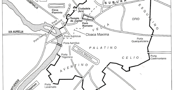 APASIONADOS DEL IMPERIO ROMANO: PLANO DE ROMA EN LOS ÚLTIMOS AÑOS DE LA ...