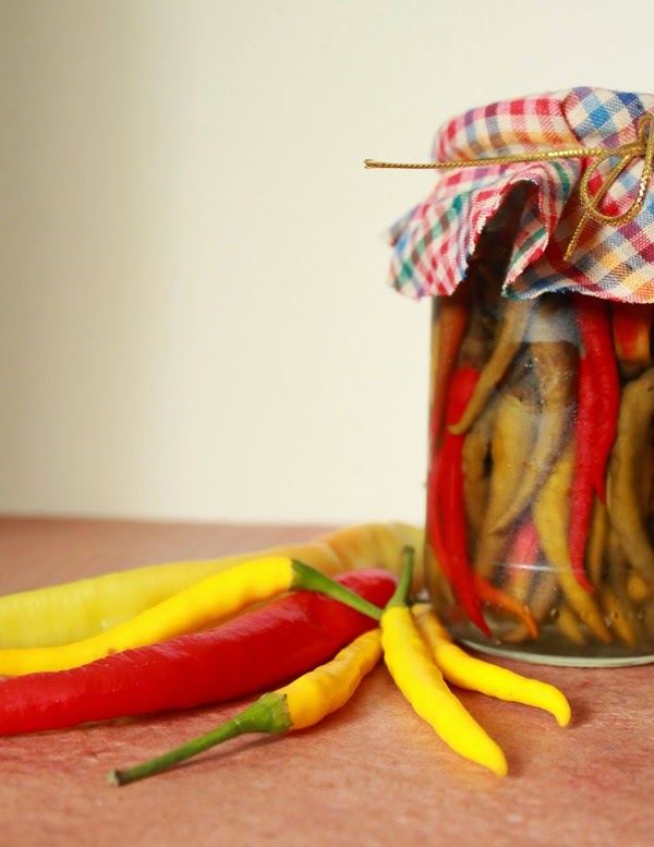 Maje Zmaje: U KUHINJI: Ukiseljene feferonke