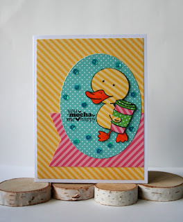 Jess Crafts: Paper Piecing a Coffee Loving Duck for the Summer Coffee ...