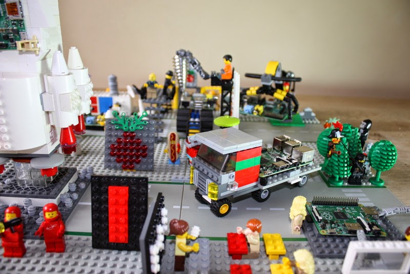 Easily Distracted: The evolution of Raspberry Pi: a Lego scene