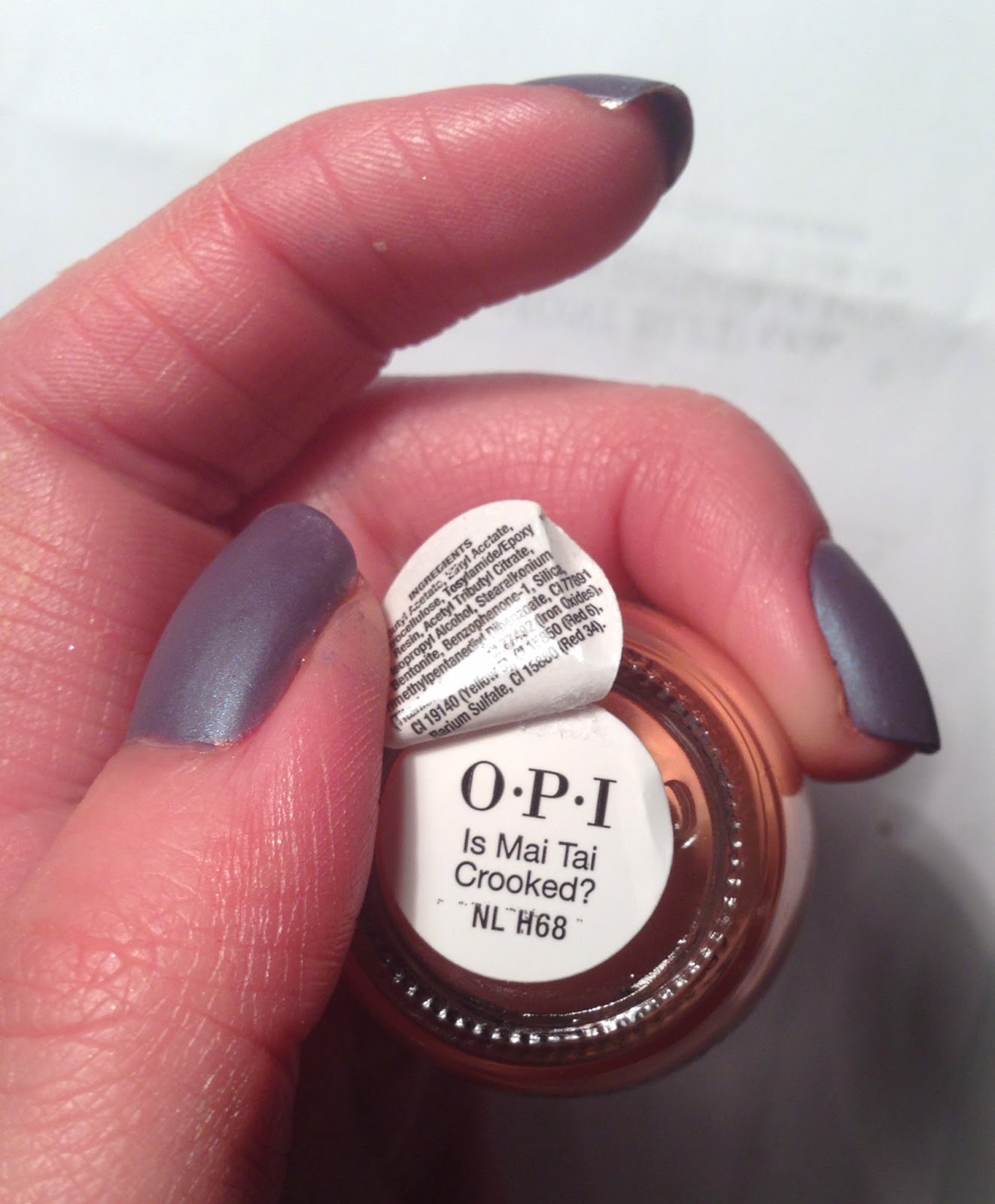Nailed: A Nail Polish Blog: How To Spot Fake OPI