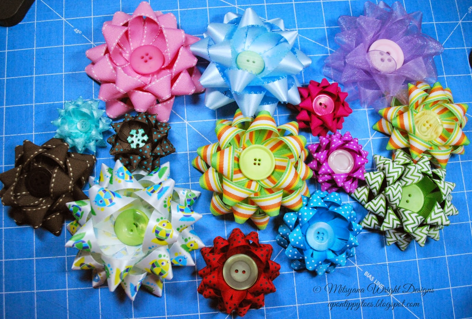 Up On Tippy Toes: 7 Point Star Bow Video Tutorial