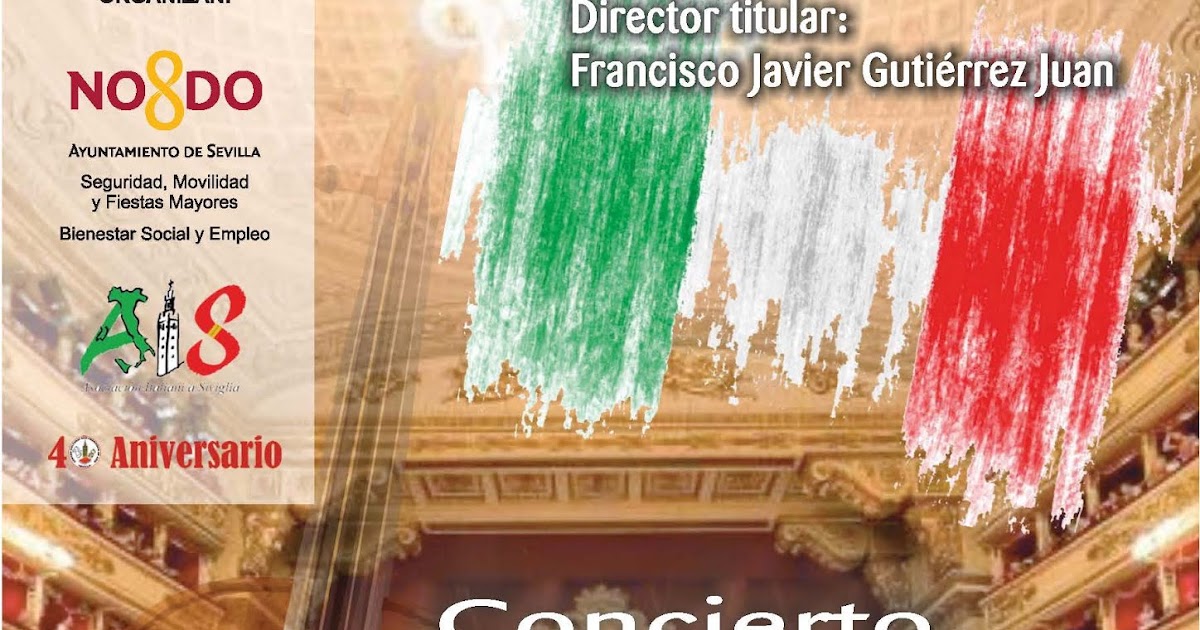 .: CONCIERTO DE OPERA . BANDA MUNICIPAL DE SEVILLA. TEATRO HOGAR VIRGEN ...