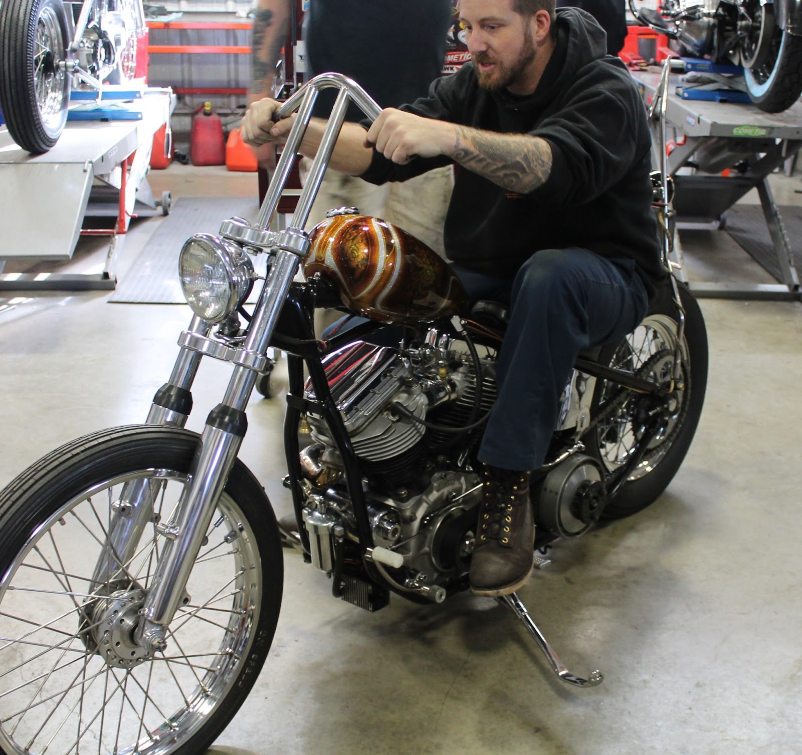 Restored Motorcycle Style: ROBS 53 PANHEAD CHOP GET A MILD CHANGE