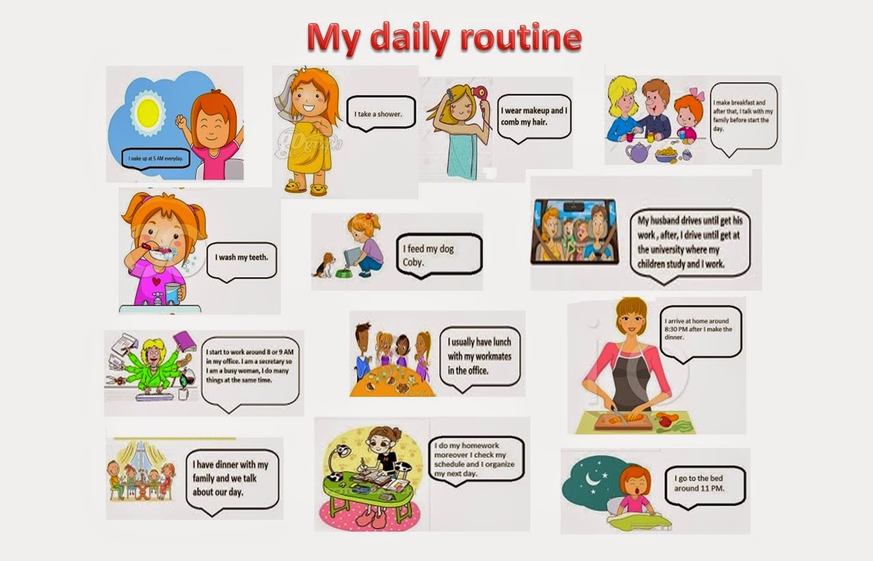 Sandra´s Blog_Grupo_19: ENTRADA 2. My daily routine