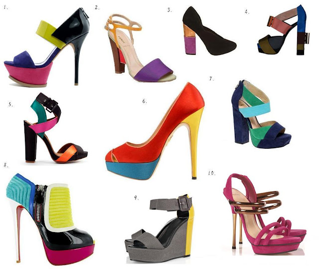 Style Sushi: Trend: Colour Block Heels