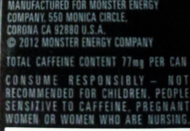 GreenEyedGuide: 10 words on Monster Minis: Hurray - 1 serving/can ...