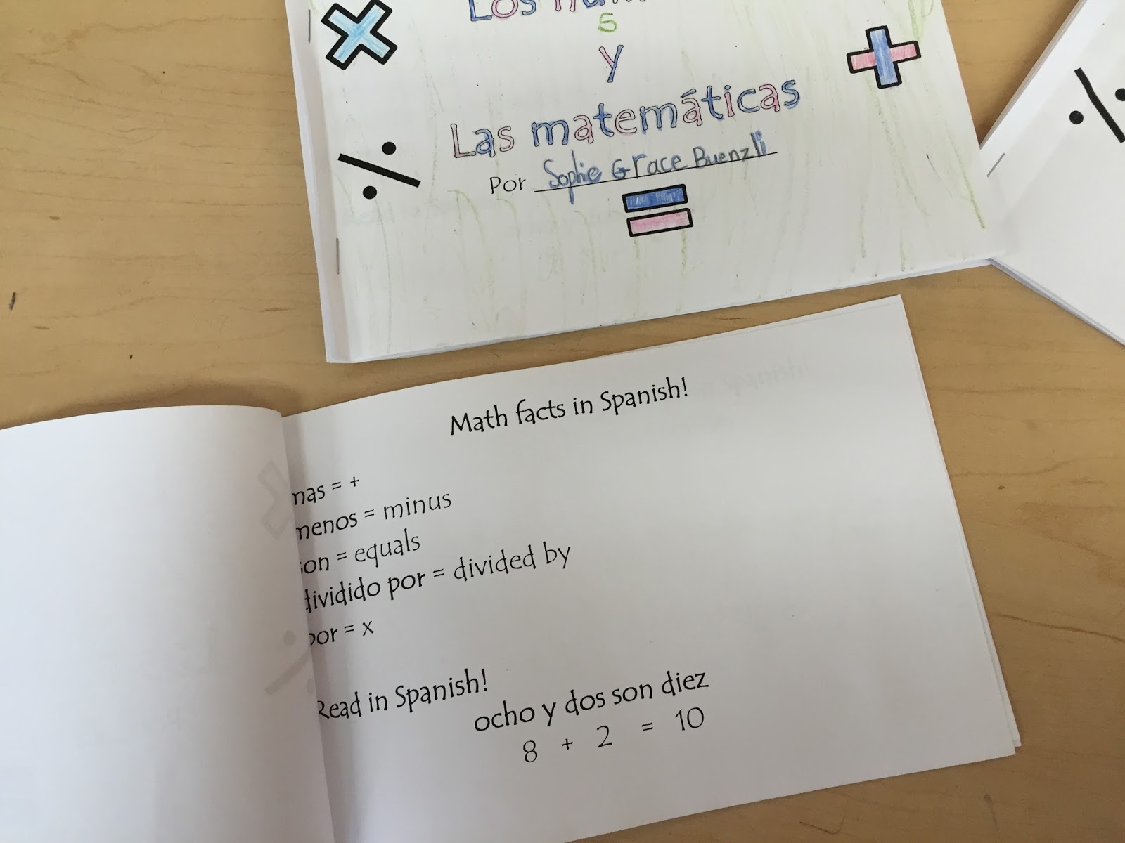 la clase de Señora Hoyer : E1's