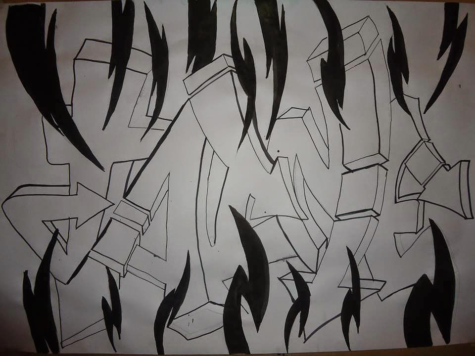 Graffitis de nombres de personas.