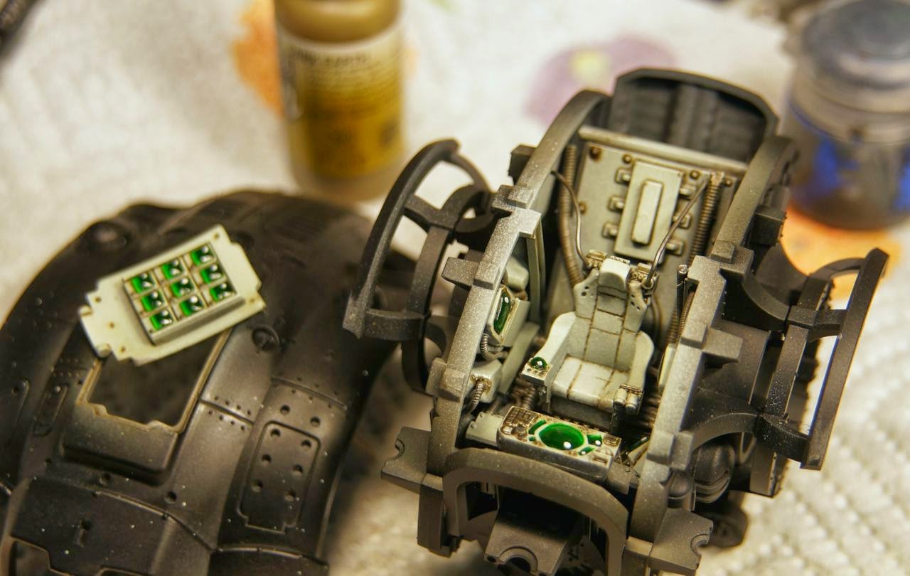 40k Hobby Blog: Adding An Interior To An Imperial Knight