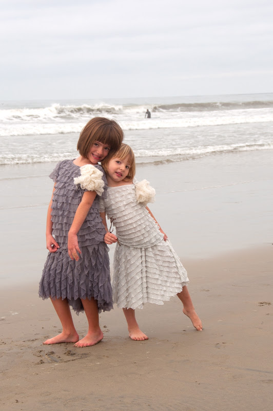 Aesthetic Nest: Sewing: Coastal Curtsy Dresses for the Beach