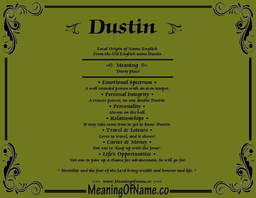 Dustin | anizpk