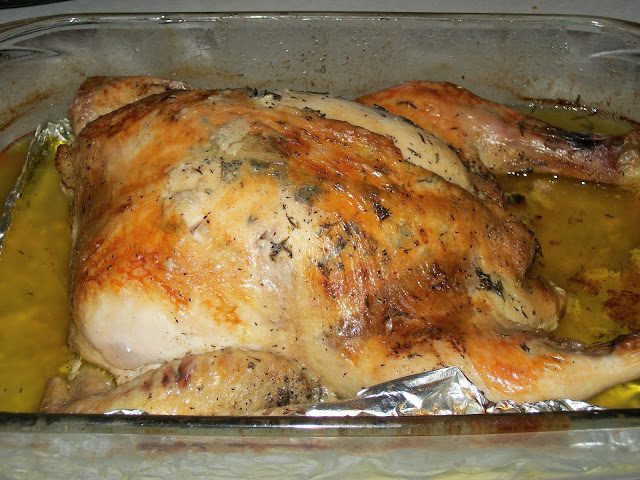 FoodThoughtsOfaChefWannabe: Roasted....like a chicken with it's head ...