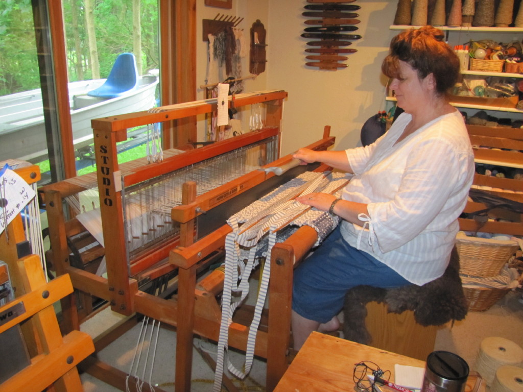 What A View!!! : A Rainy Day in the Loom Room