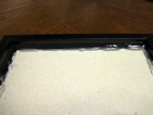 IKEA Frame to Shadow Box - Away She Went