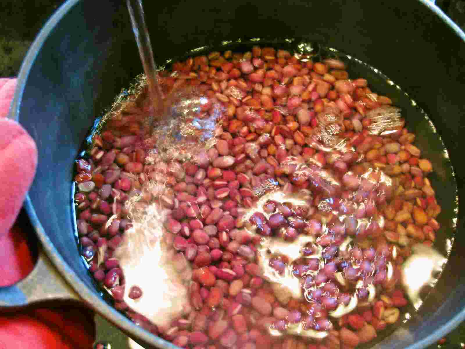 Recipes for Tom: Tsubuan / sweetened crumbly azuki bean paste
