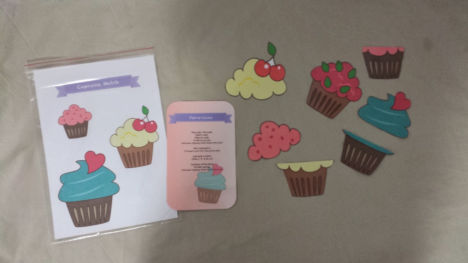 Kits 4 Kindy Kids: Cupcake Match
