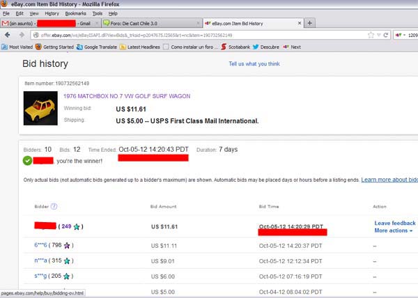 DieCast Chile: octubre 2012