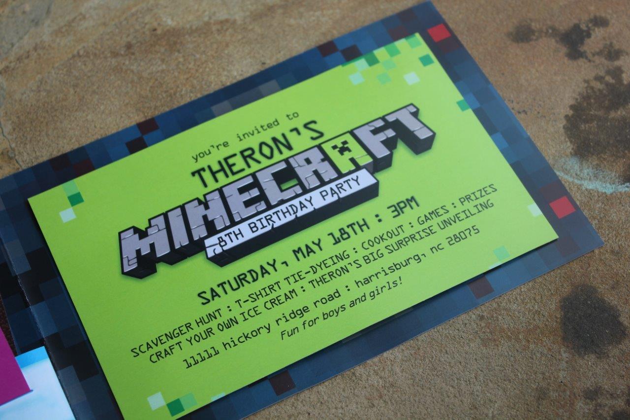 Minecraft Birthday Party Ideas and Invitations!: Minecraft birthday ideas