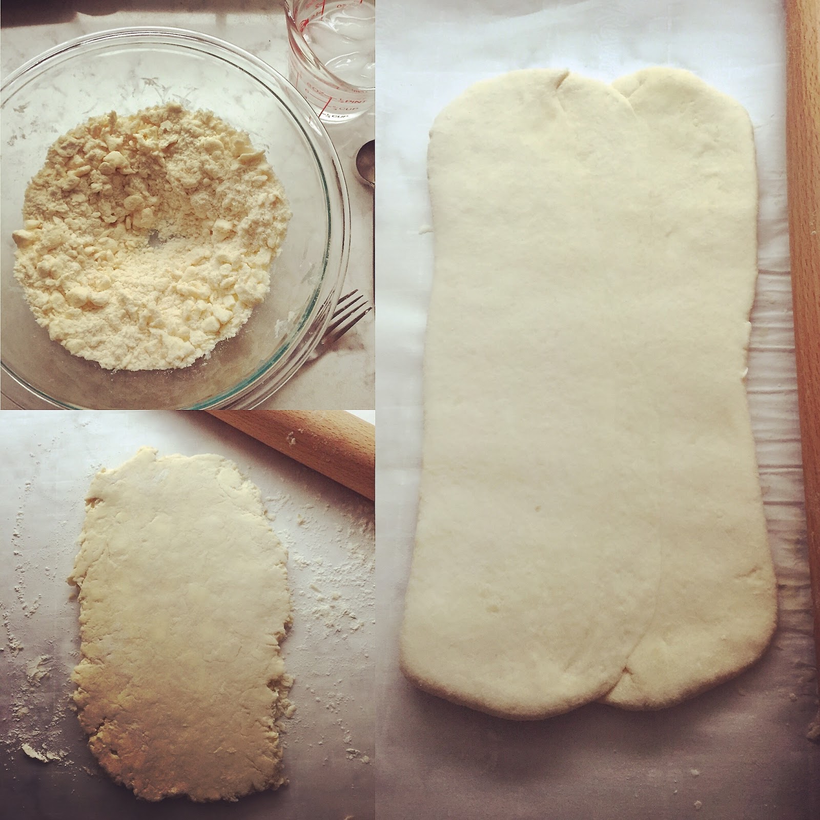 Playing with Flour: Easy puff pastry ("rough puff")