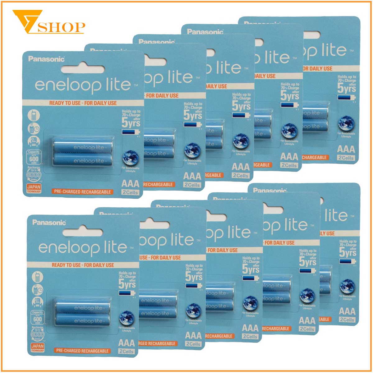 các hãng pin: Các loại pin Eneloop chính hãng chất lượng cao