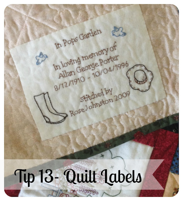 Thursday Tip #13 - Threadbare Creations