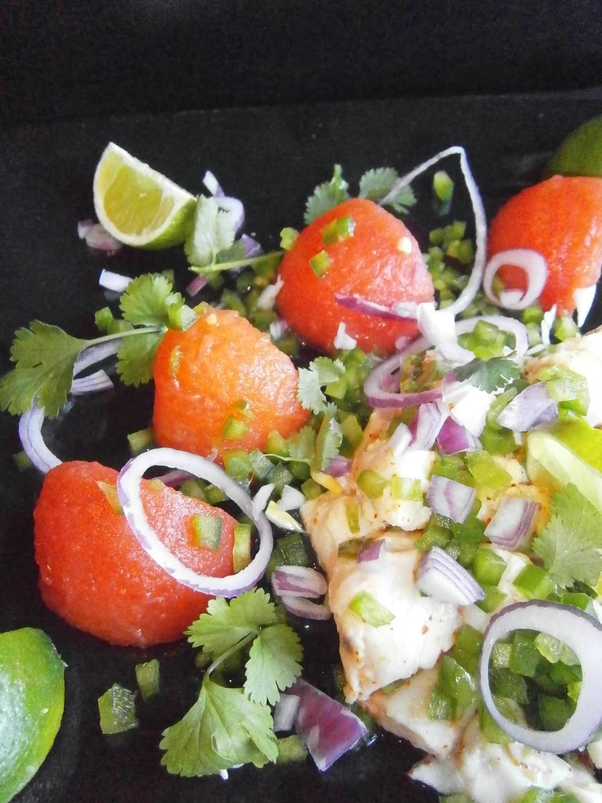 Délices d'une novice: Ceviche : poisson mariné au citron vert ...
