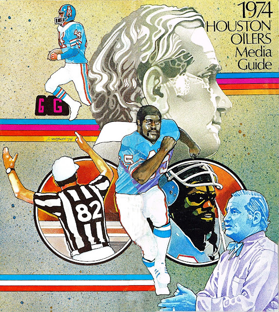 Pro Football Journal Presents: NFL Art: 1974 Houston Oilers Media Guide
