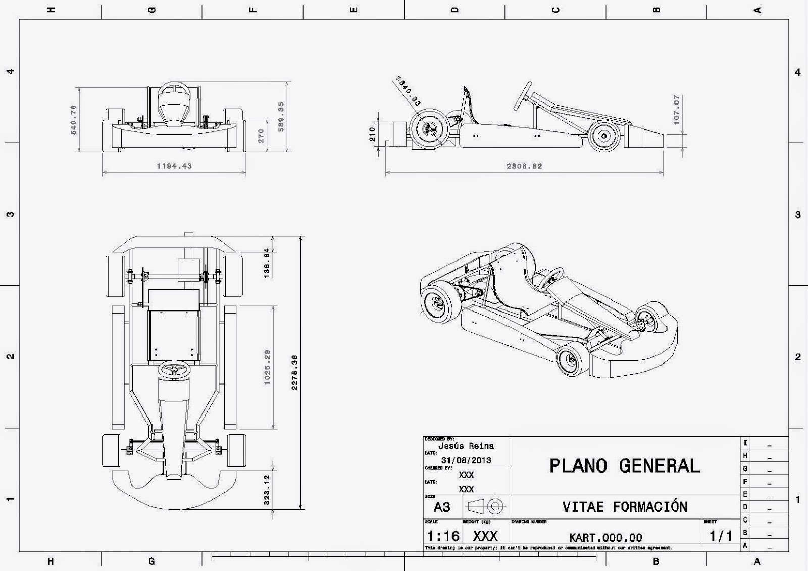 Óscar G. Cañete: Proyecto Catia V5 de Jesús Reina