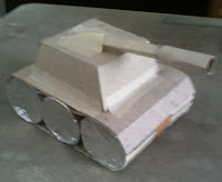 Art School: Toy Tank from Recycled Materials