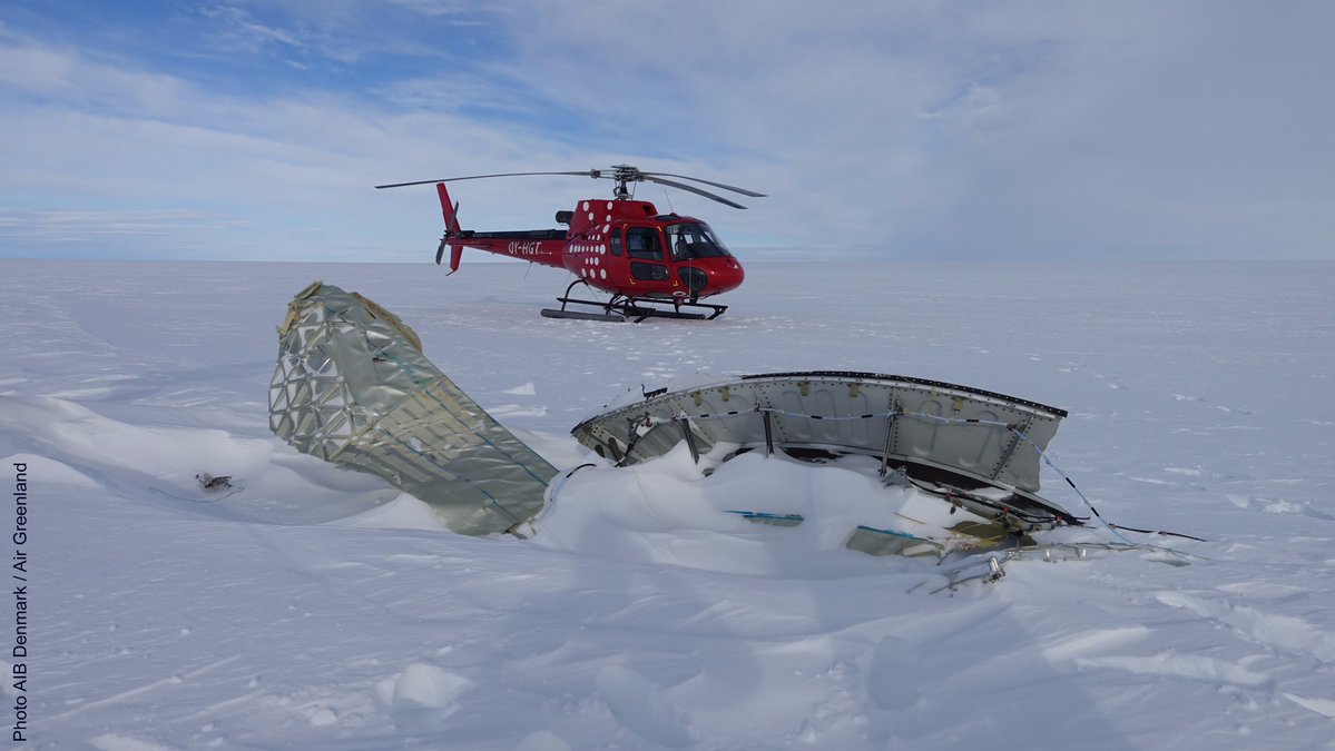 Pictures: Air France AF66 Engine debris located in Greenland - jetflightpro