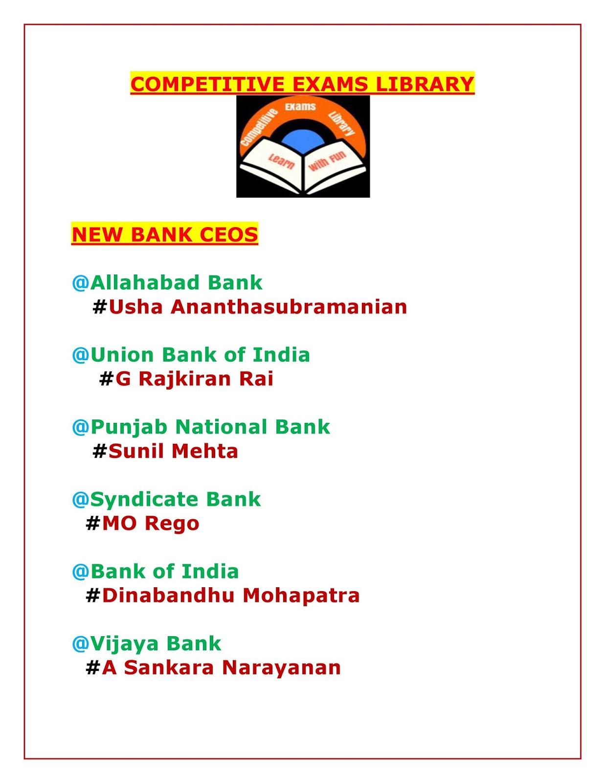 Competitive Exams Library: Competitive Exams Library Digi Pages