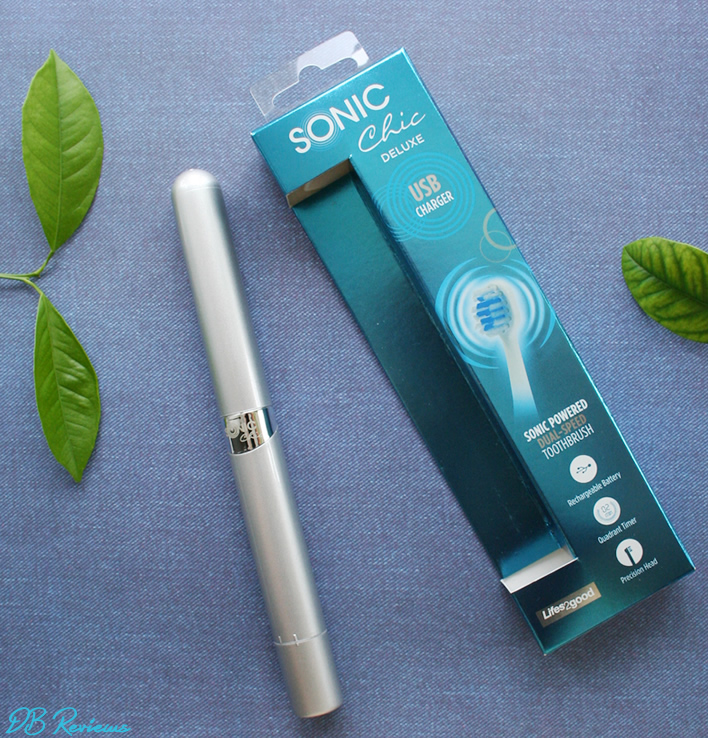 Sonic Chic Deluxe Toothbrush - Sleek and USB Charged : Ideal for Travel ...