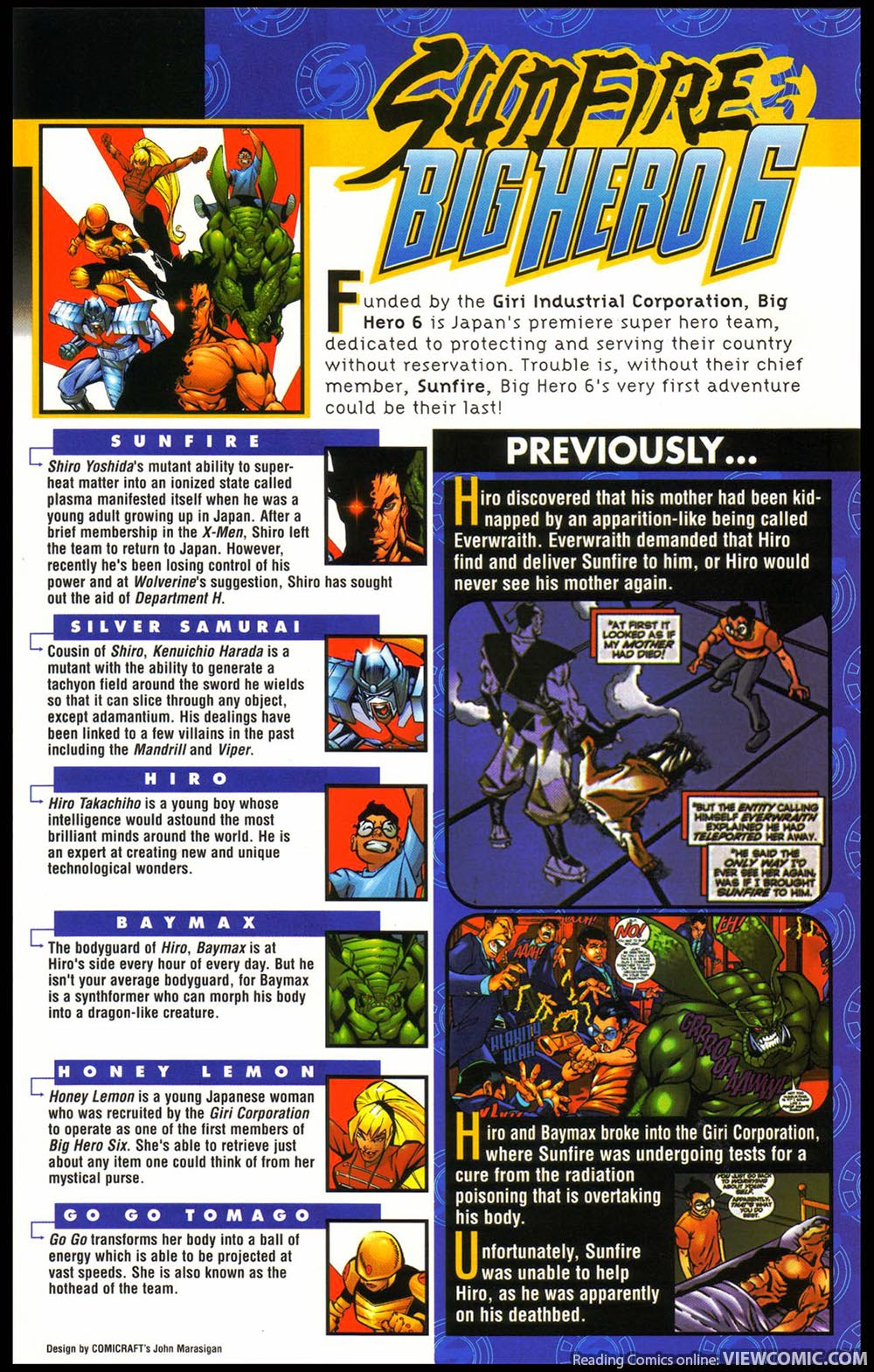 Sunfire Big Hero Six 003 | Read Sunfire Big Hero Six 003 comic online ...