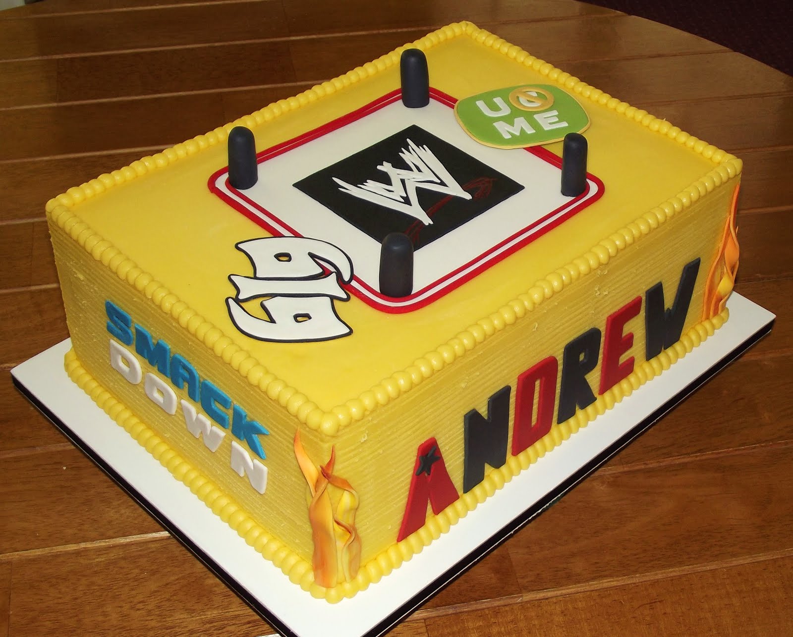 Suzy's Sweet Shoppe: WWE Cake