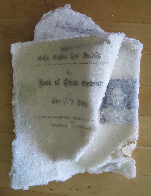 Stuff You Can't Have: Crystallization Experiments 1: Books and Paper ...