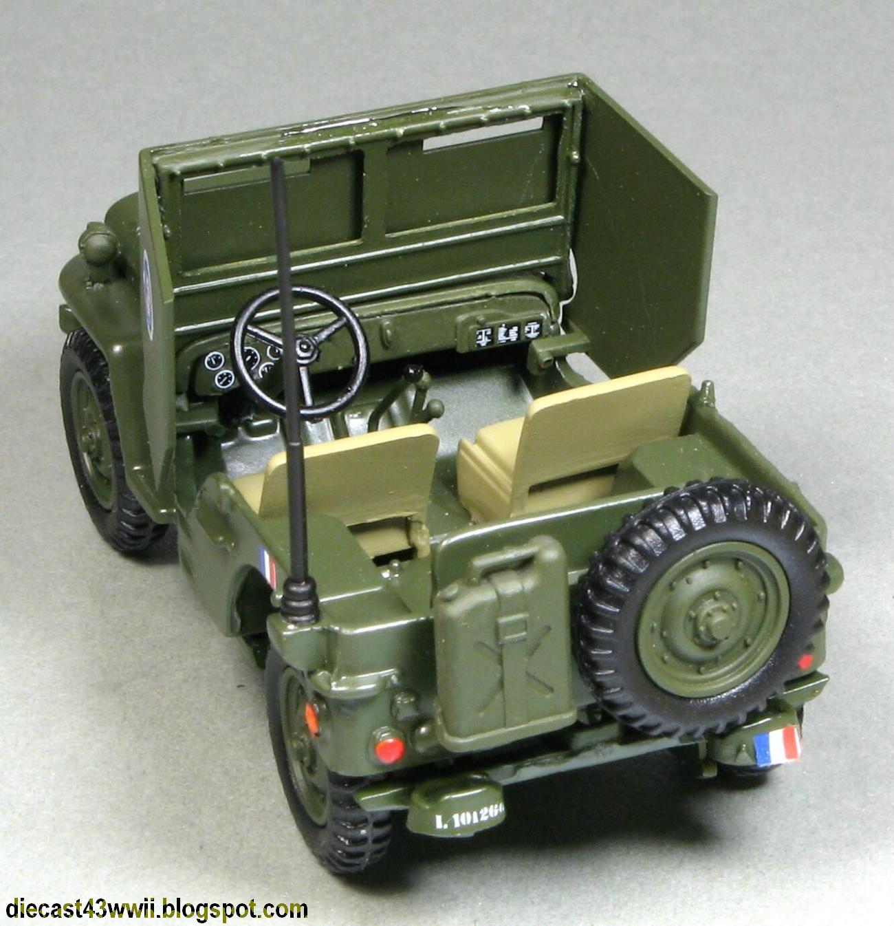 Military scale models: Jeep Willys Armoured Car. Victoria