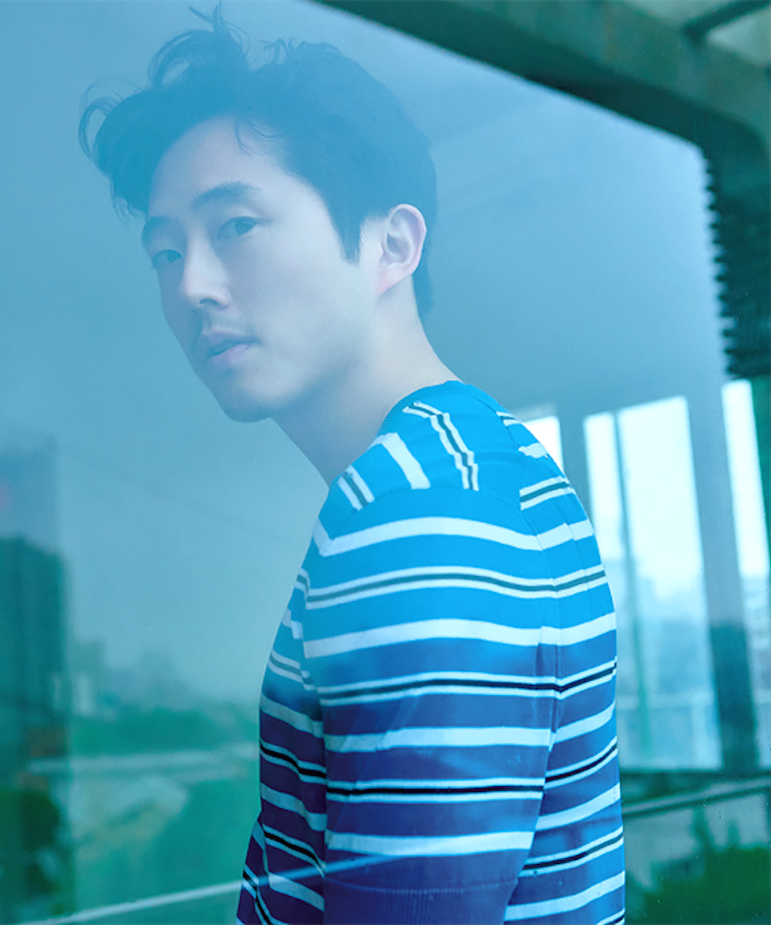 my new plaid pants: Steven Yeun Two Times