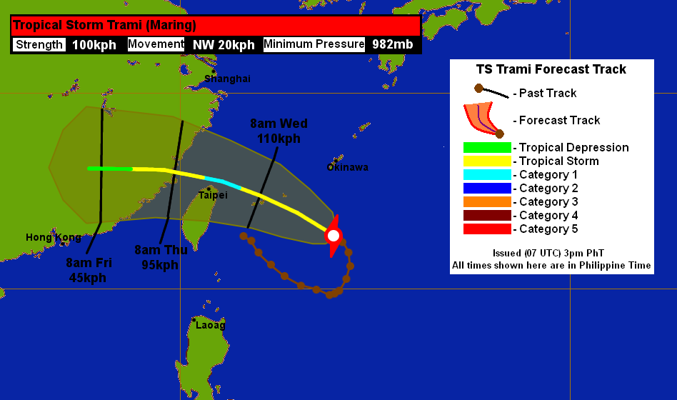 SA GITNA NG BAGYO: Tropical Storm Trami (Maring) Update #7