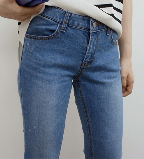 [Holicholic] Blue Wash Skinny Jeans | KSTYLICK - Latest Korean Fashion ...