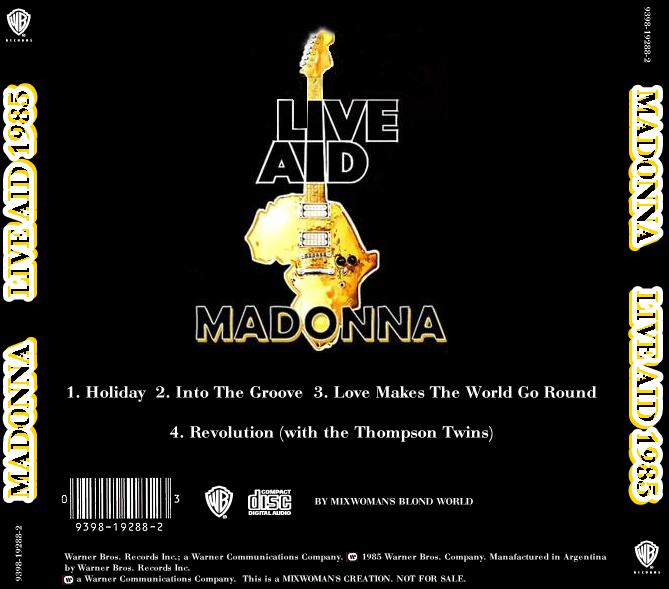 Madonna FanMade Covers: Live Aid