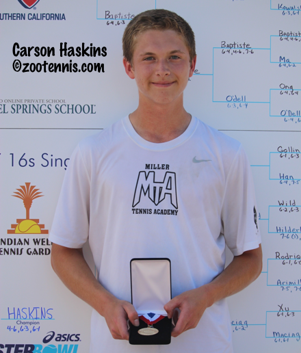 ZooTennis: McNally Ousts Top Seed Mateas in 18s Quarterfinals; Blake ...