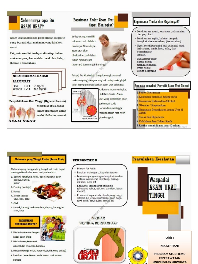 leaflet asam urat - wood scribd indo