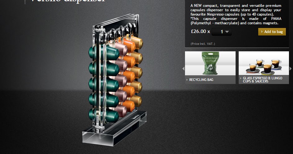 ebook野郎: Nespresso Versilo dispenser
