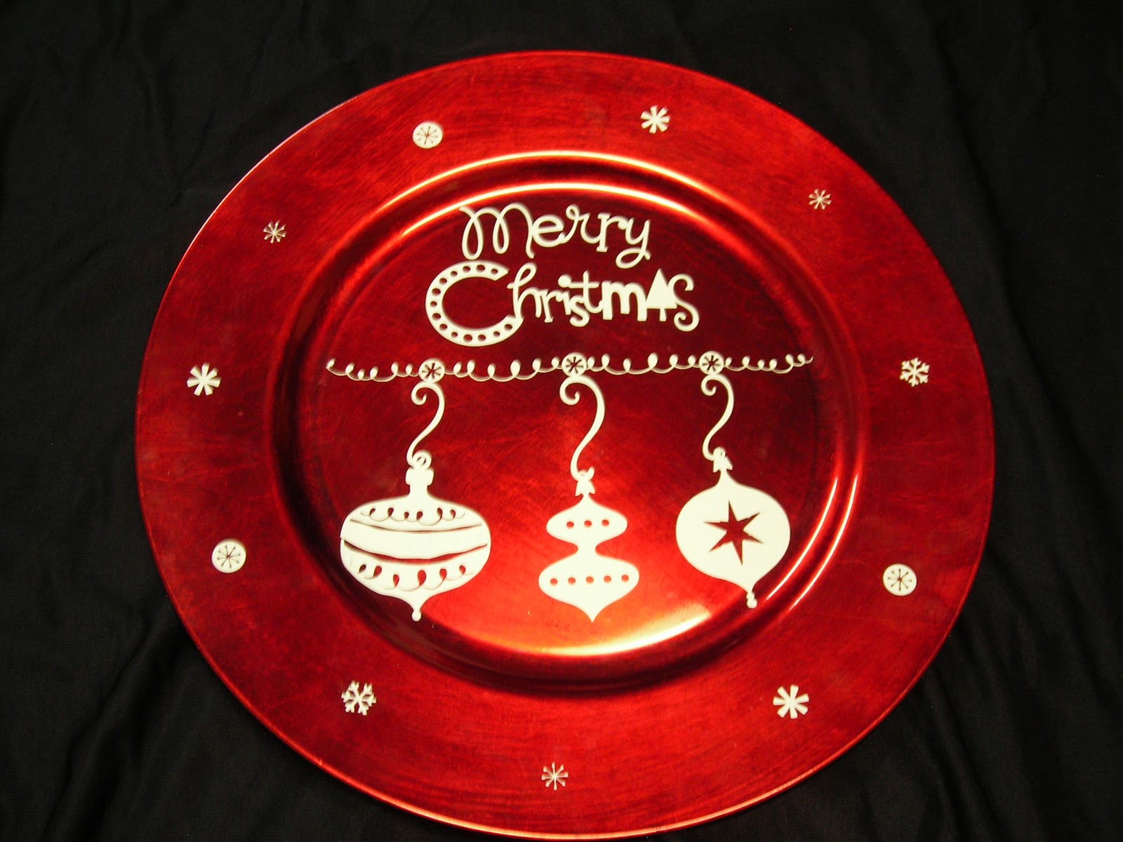 Everything Kristi!: Merry Christmas Plate