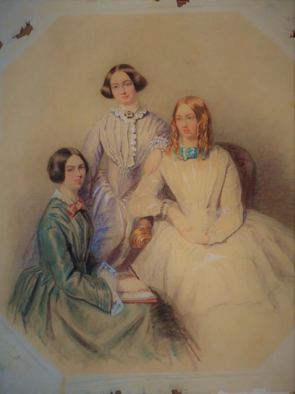 .: Rare portrait of the Brontë sisters can be auctioned for 45 thousand ...