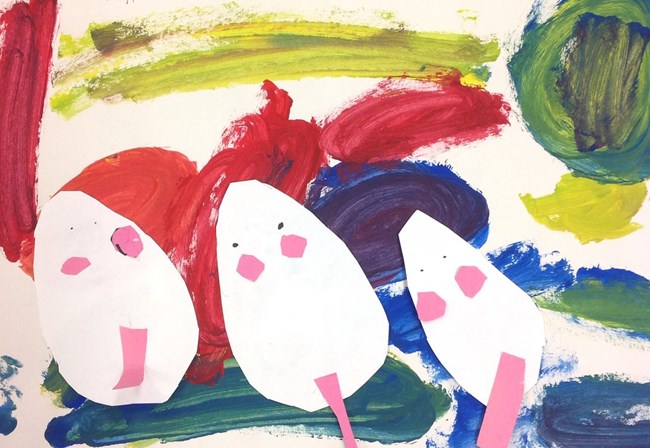 Tales from the Traveling Art Teacher!: Mouse Paint with Kindergarten